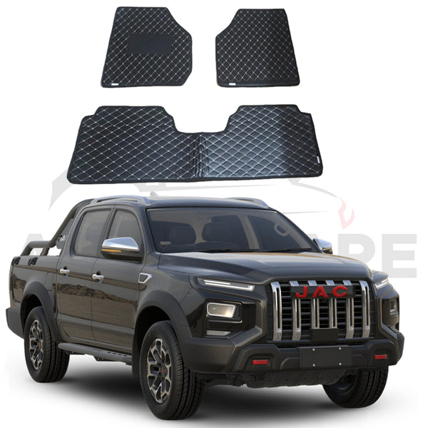 JAC T9 7D Floor Mat ( Flat Style ) 3PCS - Model 2025 – AutozCare Pakistan