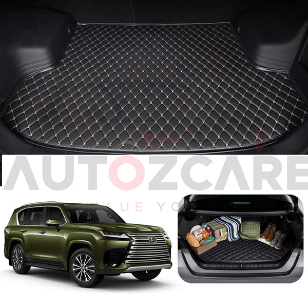 Lexus LX 600 7D Custom Car Trunk Mat - Model 2021-2025 – AutozCare Pakistan